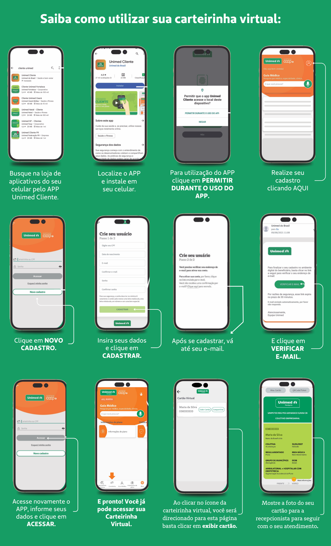 Carteirinha Virtual - Unimed Petrópolis